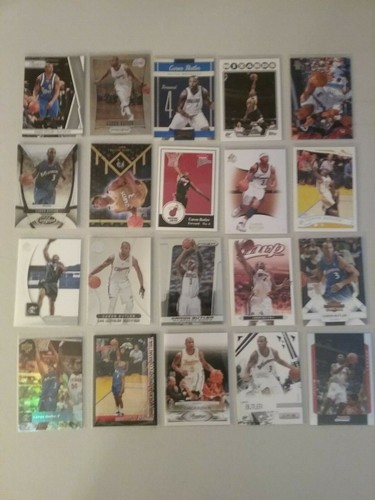 Caron Butler 20 card lot no duplicates Panini Prizm, Bowman Chrome, SP ...
