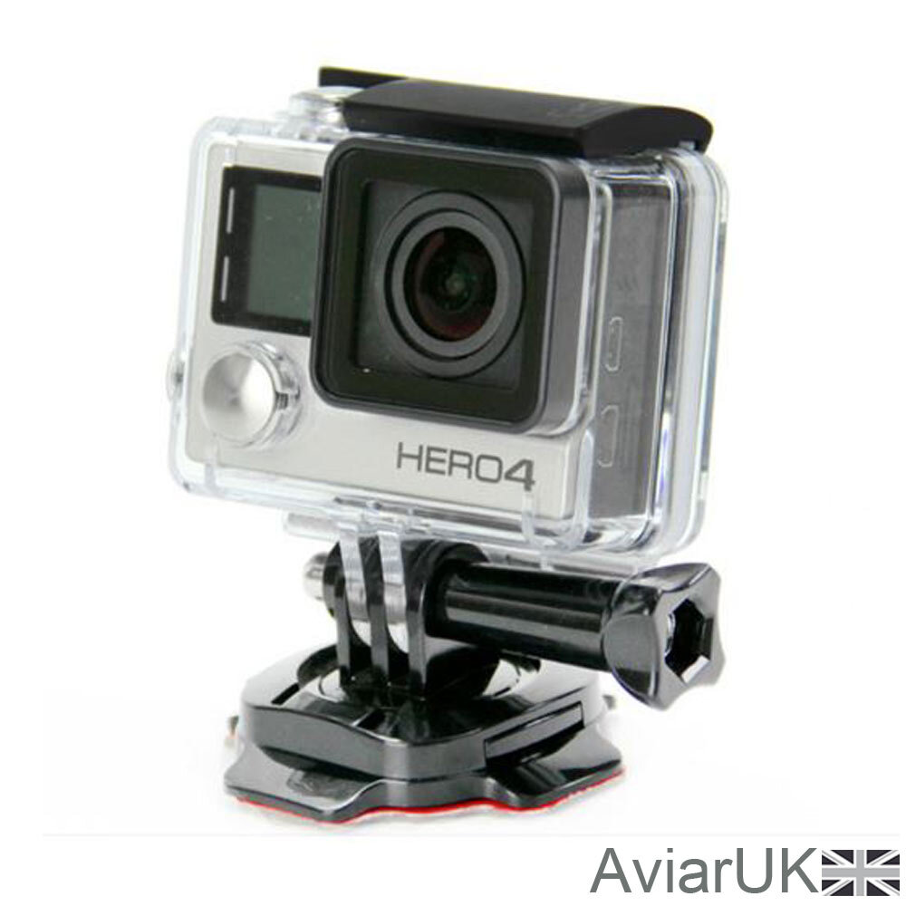 360 Degree Rotating Lockable GoPro Helmet Mount Clamp SJCAM Insta360 ...