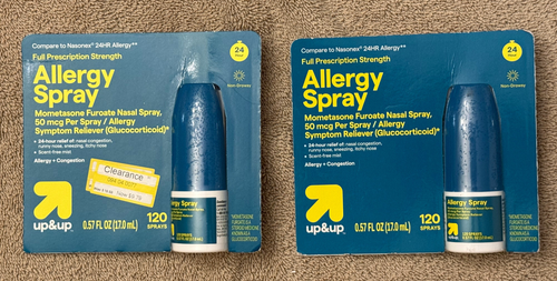 3 Pack, Up & Up Allergy Spray, 120 Sprays per Bottle - From TARGET, Exp ...