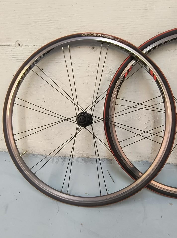 Bontrager Select 700c Rim Brake Wheel Set Front/Rear Road Bike 8-10 Sp ...