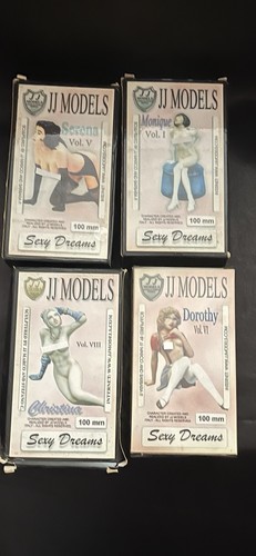 Lot of 4- JJ Models - Sexy Dreams - 100mm. Resin Kits Made In Italy ...