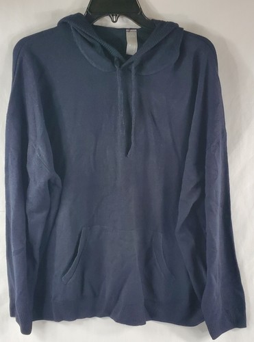 Zuda Women's Soft Hooded Pullover Size XL Color Rich Navy | eBay