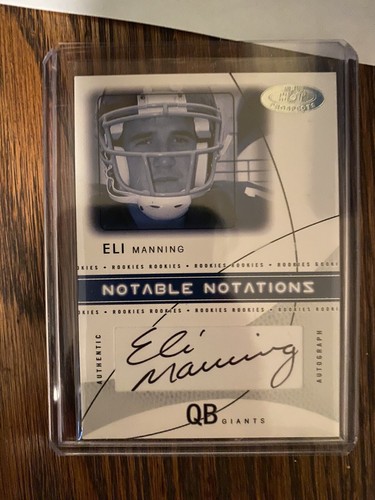 2004 Fleer Hot Prospects Eli Manning Auto RC #ed 23/50! Gorgeous ...