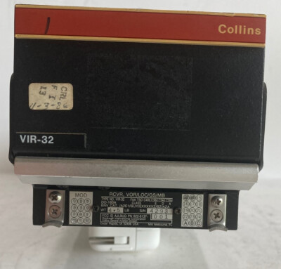 Collins VIR32 NAV/LOC/GS NAV receiver P/N 622-6137-001 | eBay