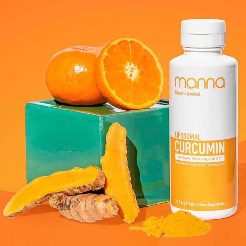 Manna Vitamins Evolved Liquid Liposomal Curcumin Turmeric Supplement 7 ...