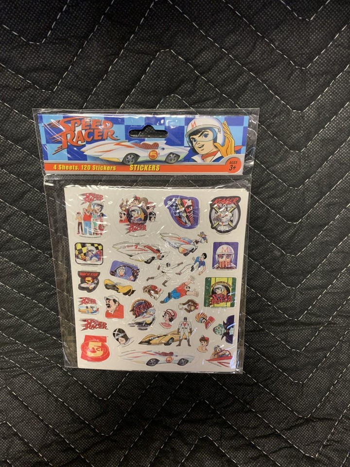 Vintage Speed Racer Stickers NOS (2008 ) 120 stickers per pack | eBay