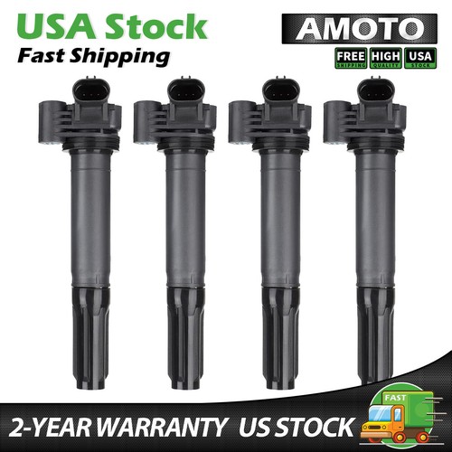 4 OEM Quality Ignition Coil Pack For 2012-2017 Fiat 500 L4 1.4L UF649 ...