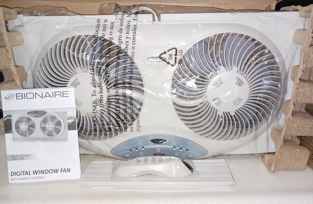 Bionaire Slim Window Fan - White for sale online | eBay