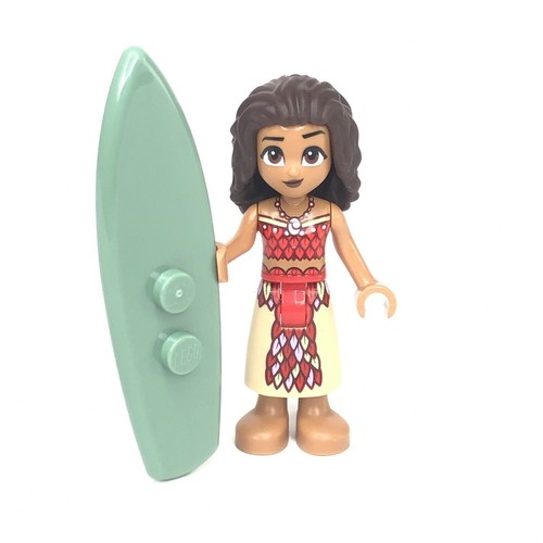 LEGO DISNEY PRINCESS MOANA MINIFIGURE dp171 NEW FROM 30646 w/SURFBOARD ...