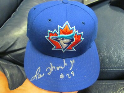 Lou Thornton Autographed Baseball Hat Cap Toronto Blue Jays | eBay