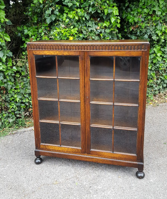 HEALS STYLE SOLID OAK BOOKCASE | eBay UK