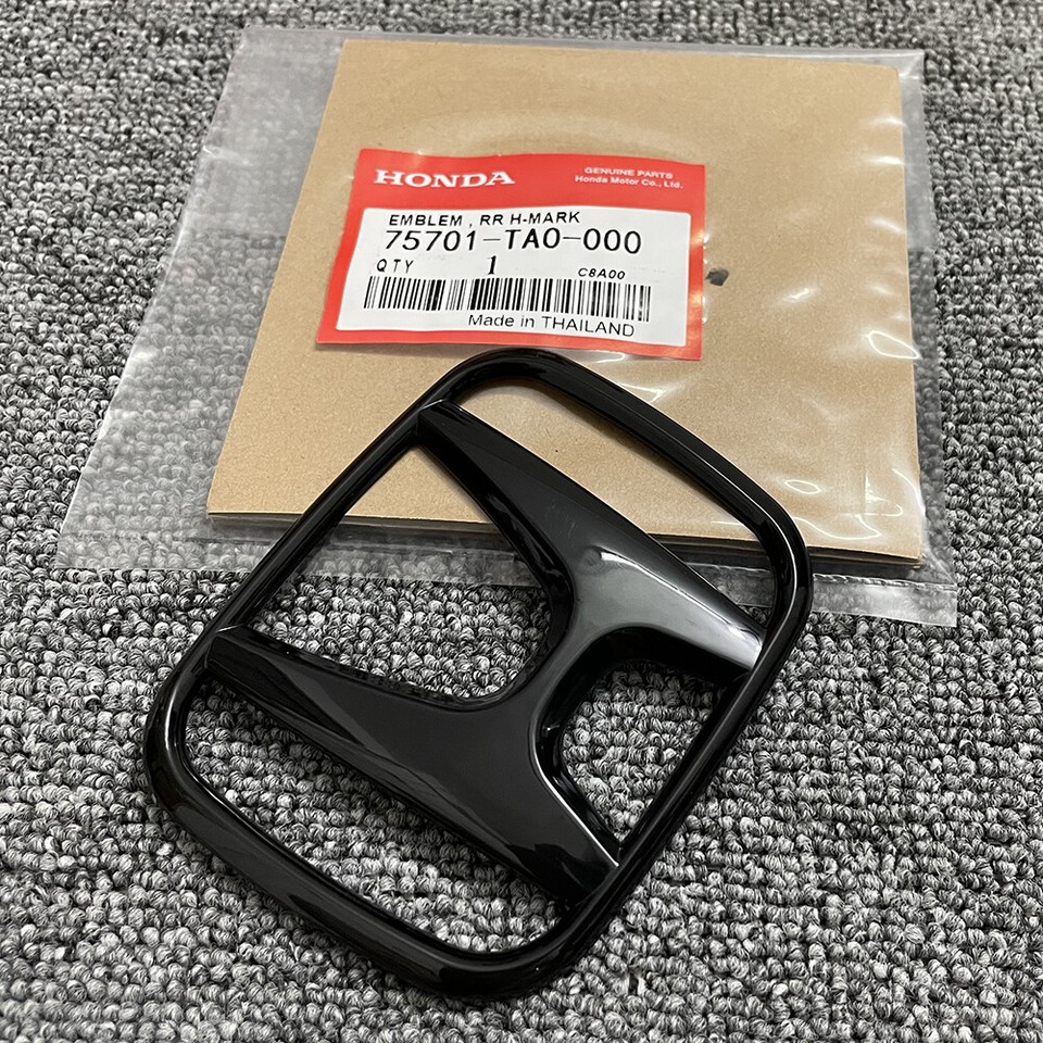 75701-TA0-000 Black Trunk Emblem Fits 2012-2016 CRV 2015-2022 Pilot 08 ...