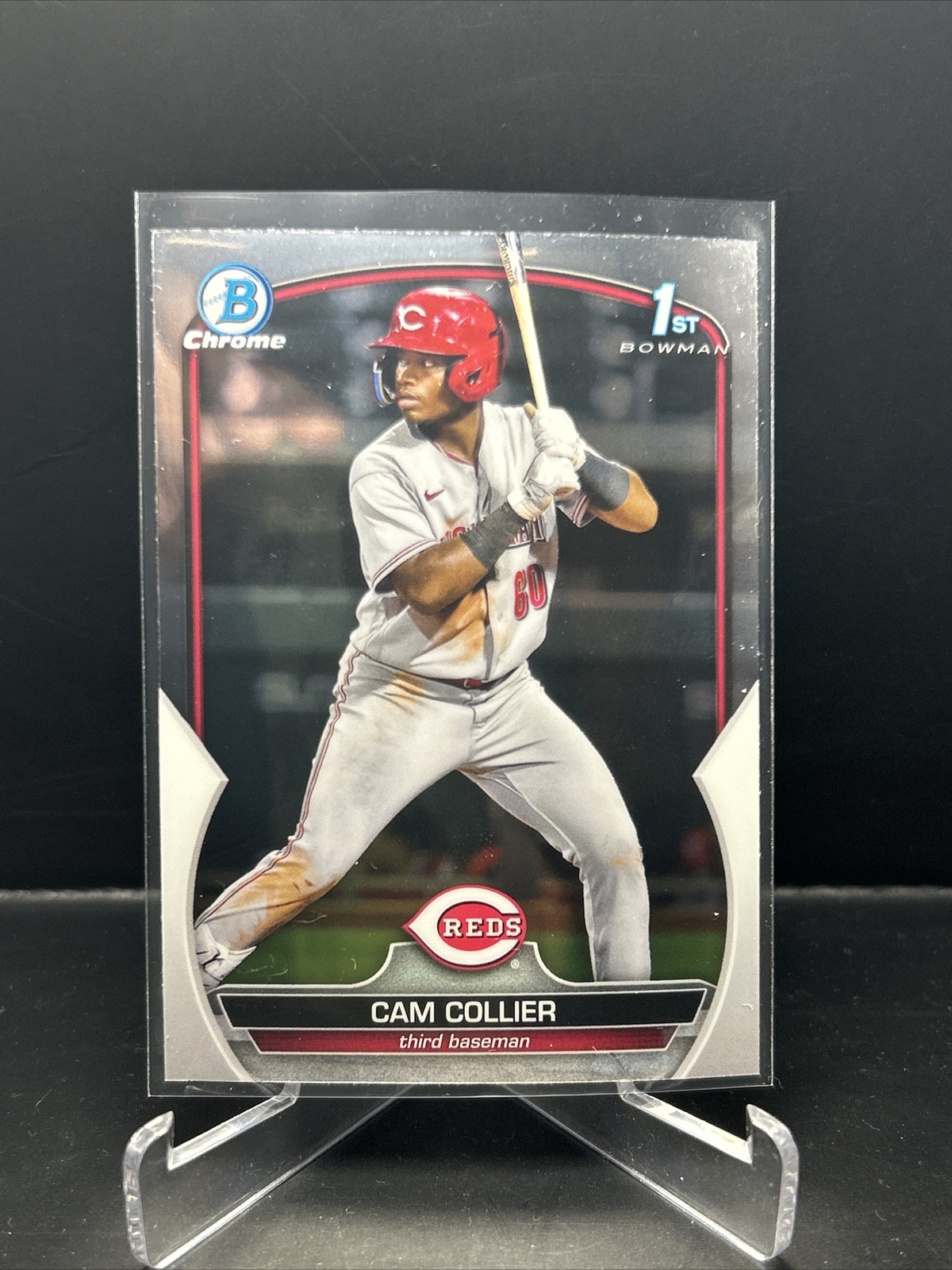 Cam Collier 2023 1st Bowman Chrome Cincinnati Reds prospect bcp-125 | eBay