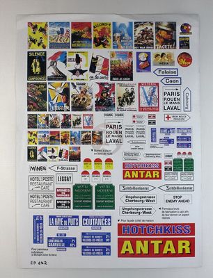 Peddinghaus 1/35 French Road Signs, Posters Military and Civilian Signs ...