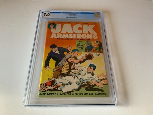 JACK ARMSTRONG 7 CGC 7.0 SINGLE HIGHEST GRADED BASEBALL PARENTS MAG ...