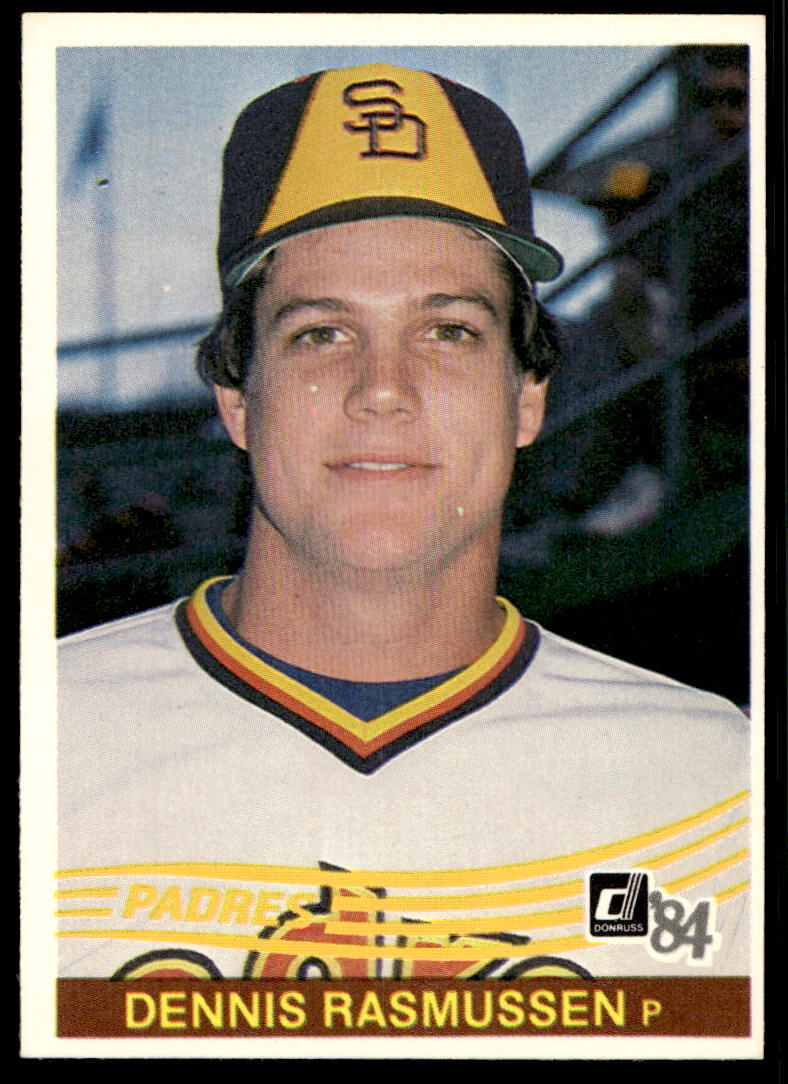1984 Donruss 446 Dennis Rasmussen San Diego Padres RC Baseball Card | eBay