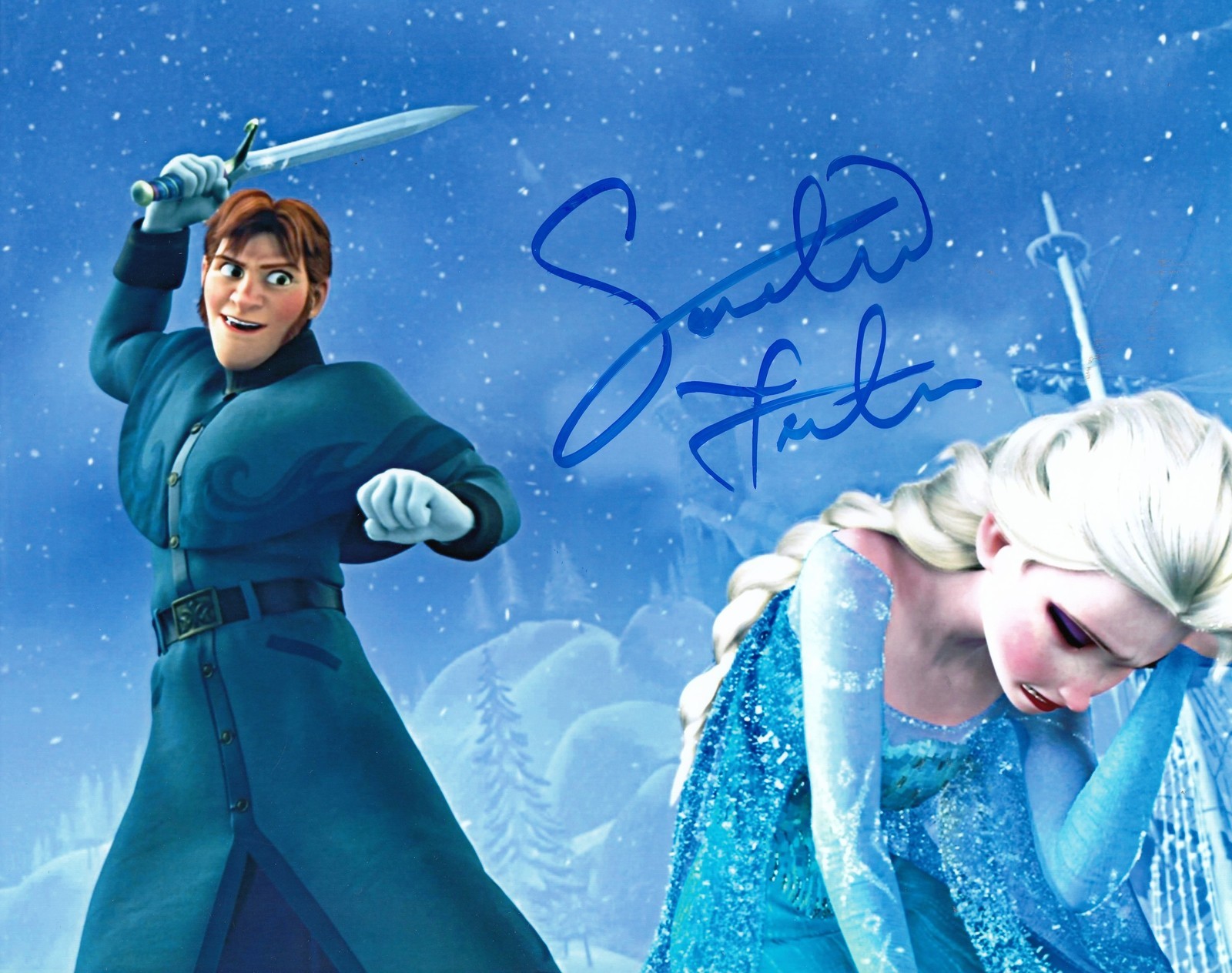 SANTINO FONTANA signed (FROZEN) autographed MOVIE 8X10 photo *HANS* W ...