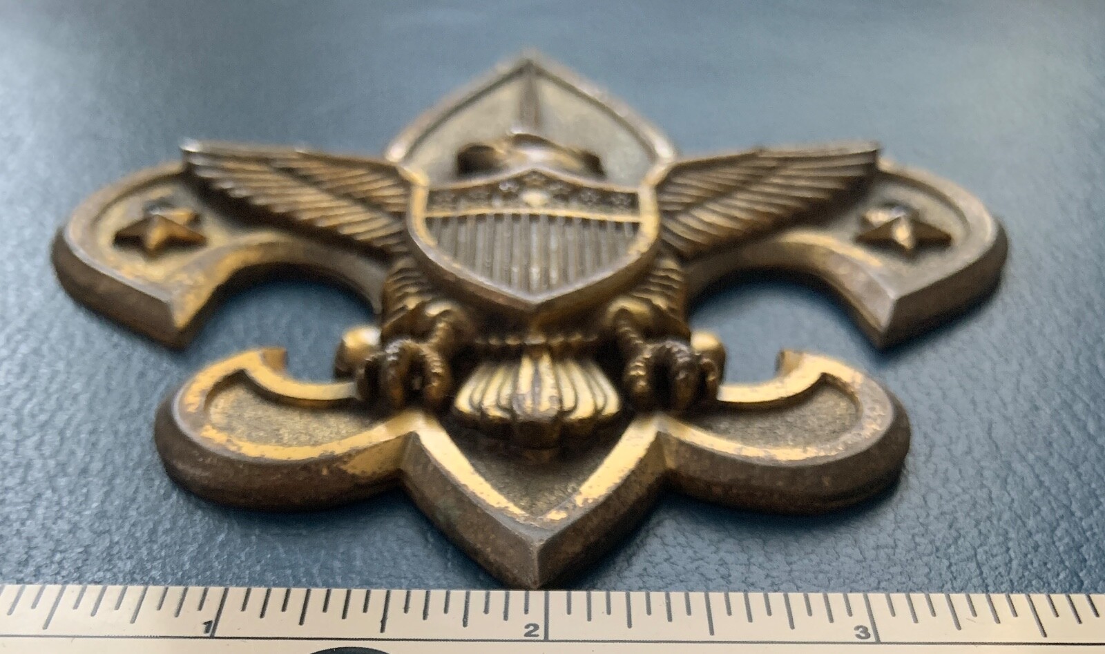 Vintage BOY SCOUTS OF AMERICA Metal Emblem MEDALLION BSA Tenderfoot ...