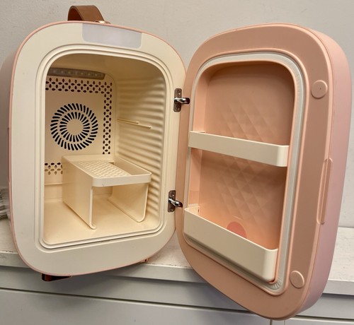 Qubi Professional Cosmetic Mini Fridge 50F/65F Climate Control Pink EUC ...