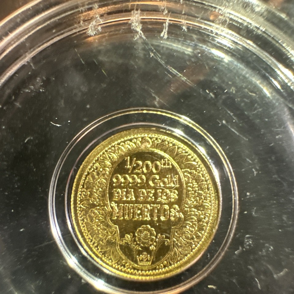 TACTICAL SKELETON - 1/200 oz .9999 Fine Gold Round by Monarch | eBay