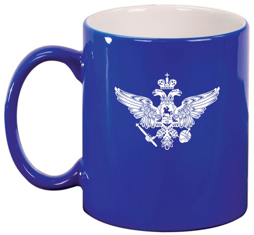 11oz Ceramic Coffee Tea Mug Glass Cup Russia Russian Eagle | eBay