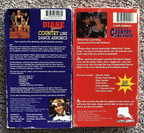 DIANE HORNER COUNTRY LINE DANCE AEROBICS & HOW TO COUNTRY LINE DANCE 2 ...