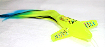 TEASER BIRD TROLLING LURE 'w Skirts that 'Thrash the Seas' & Holo Fish ...