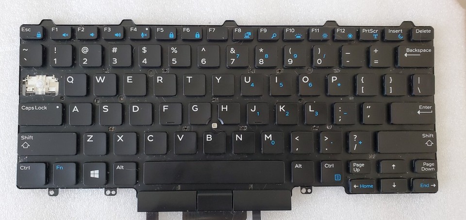 Dell Latitude 5490 7490 LAPTOP KEYBOARD REPLACEMENT KEYS KEYCAPS 06NK3R ...