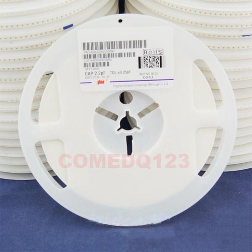 10000PCS/Reel 0402 2.2pF 50V NPO/C0G ±0.25pF 0402CG2R2C500NT FH ...