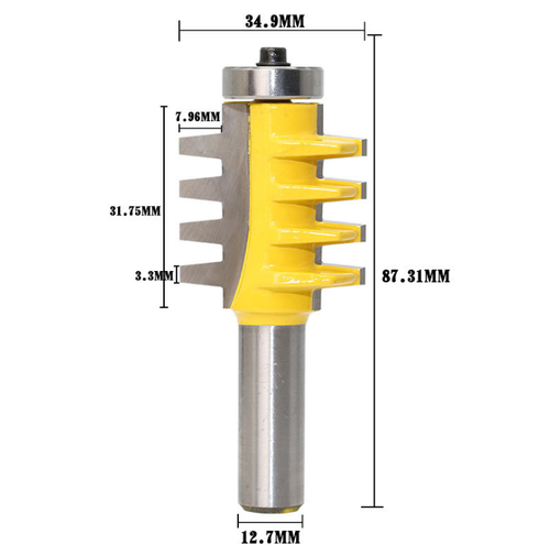 1/2 Inch Reversible Shank Finger Glue Joint Router Bit Cutter ...