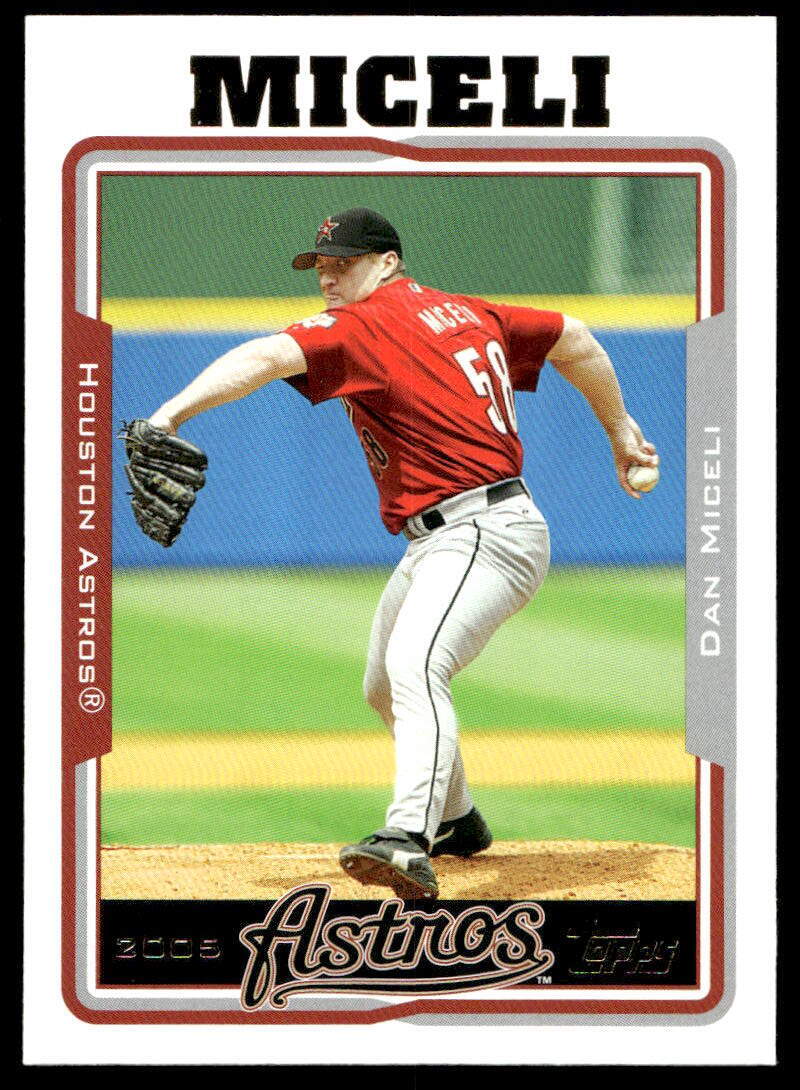 2005 Topps #56 Dan Miceli Houston Astros | eBay