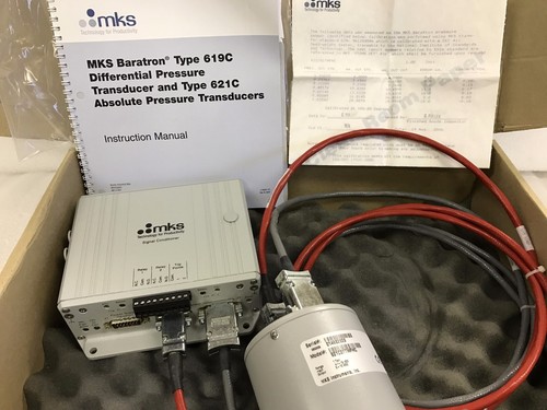 MKS Absolute Pressure Transducer Type 621C P/N 621C01TMFMC / 4 Mo for ...