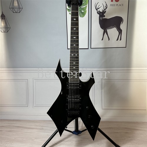 Black Warlock Extreme Electric Guitar 7 String Floyd Rose Bridge HH ...