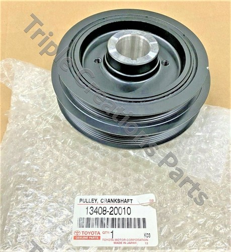 Toyota Genuine 13408-20010 Pulley Crankshaft 1340820010 OEM | eBay