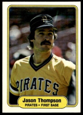 1982 Fleer #501 Jason Thompson Pittsburgh Pirates Baseball Card | eBay