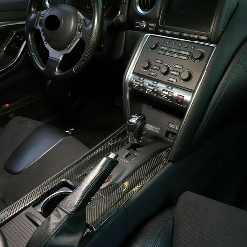 For Nissan GTR R35 08-16 Real Carbon Fiber Central Control Gear Shift ...