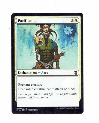 Pacifism Aura #23 Common EMA EN Robert Bliss WOTC 2016 #MTG Card | eBay