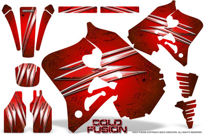 HONDA CR125 95-97 CR250 95-96 GRAPHICS KIT CREATORX DECALS STICKERS CFR ...
