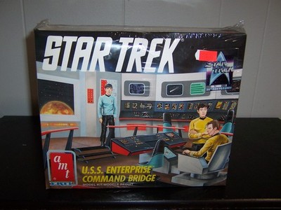 1991 AMT ERTL Star Trek USS ENTERPRISE Command Bridge Model Kit 6007 ...