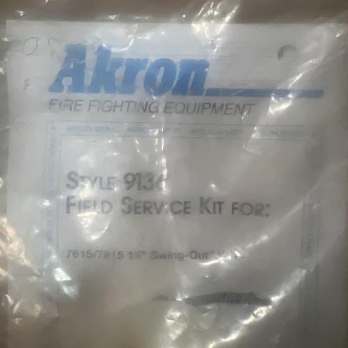 Genuine AKRON STYLE 9136 1 1/2" SWING OUT VALVE SERVICE KIT, 7615/7815 ...