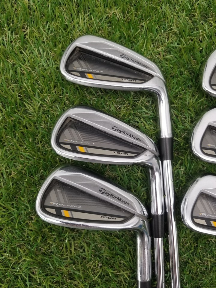 2013 TAYLORMADE RBLADEZ TOUR IRON SET 5I-PW REGULAR DYNAMIC GOLD MID ...