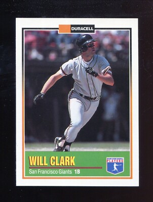 1993 Duracell Power Players Will Clark #22 San Francisco Giants | eBay
