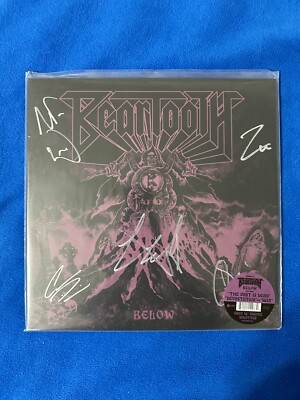 Beartooth Below Grey Purple Splatter Signed Vinyl | eBay