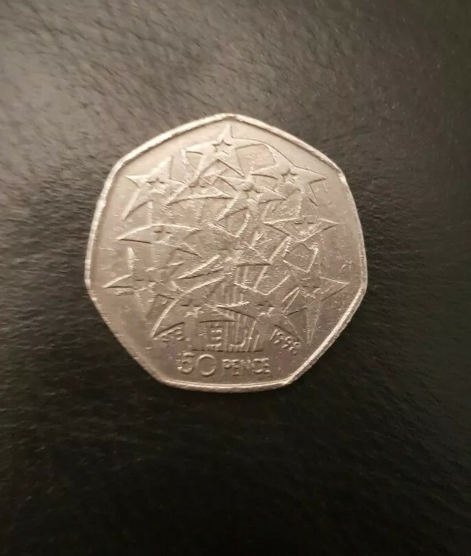 Rare Stars Fireworks 1998 50p coin | eBay UK