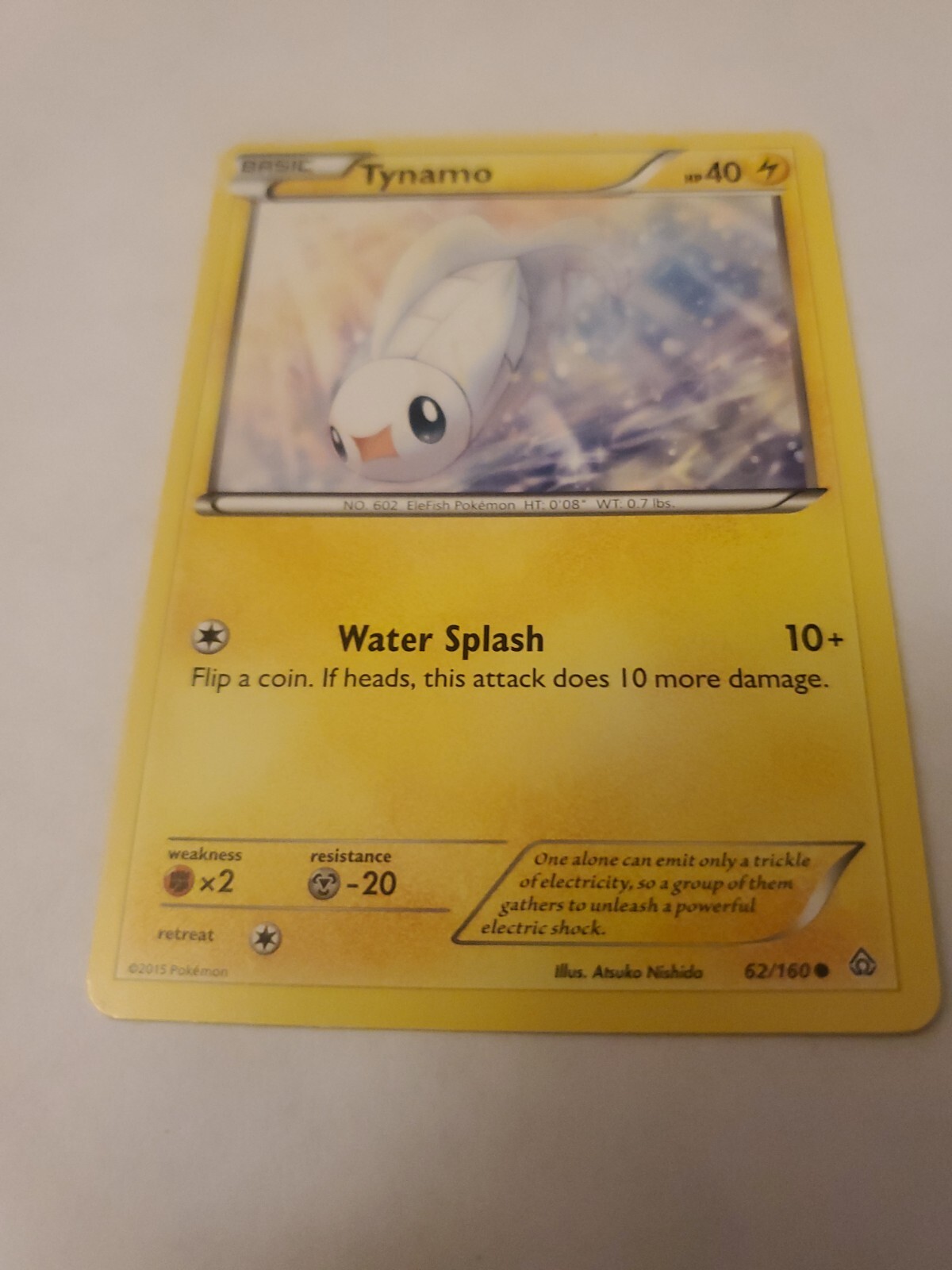 Pokémon TCG Tynamo Primal Clash 62/160 Regular Common for sale online ...