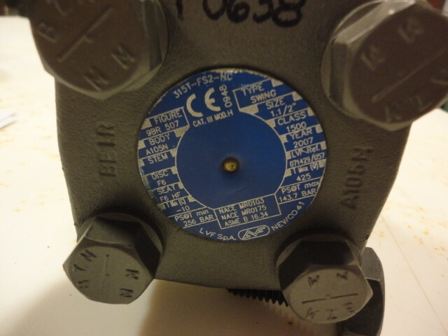 LVF Forged Steel Swing Check Valve 1-1/2" 1500 Threaded NACE | eBay