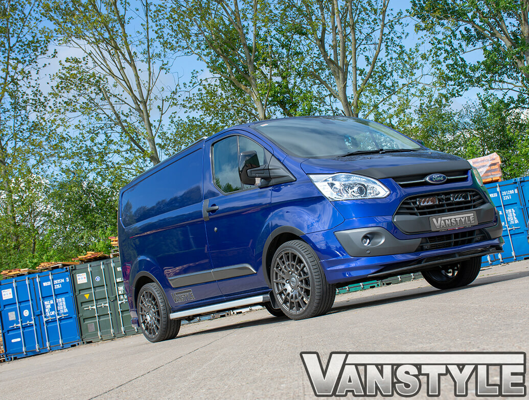 FITS FORD TRANSIT CUSTOM 12-18 DOOR GUARD PAINT PROTECTOR COVERS ...