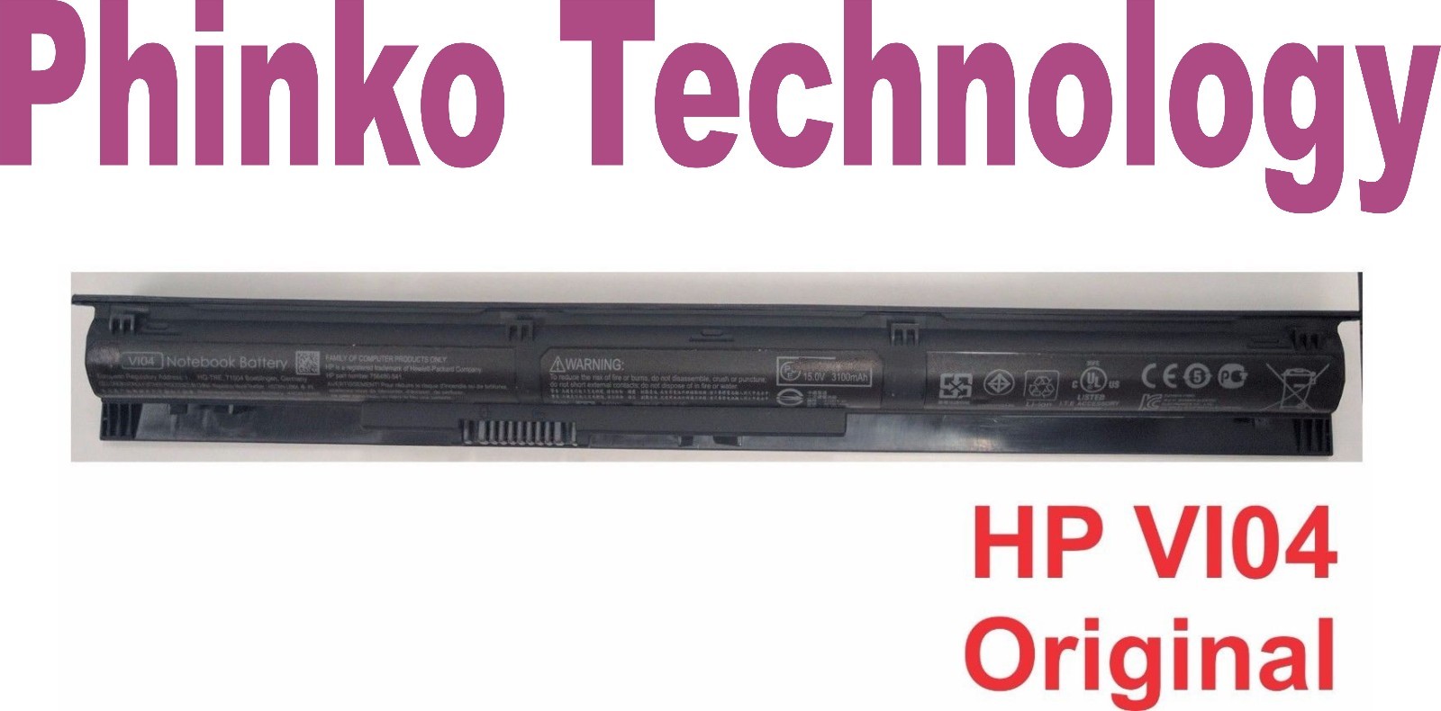 NEW Original Laptop Battery for HP Pavilion 15-p000 - p099 15-x000 VI04 ...