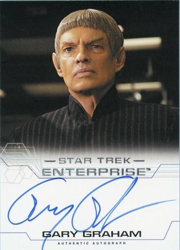 GARY GRAHAM AS AMBASSADOR SOVAL AUTOGRAPH CARD - STAR TREK ENTERPRISE ...