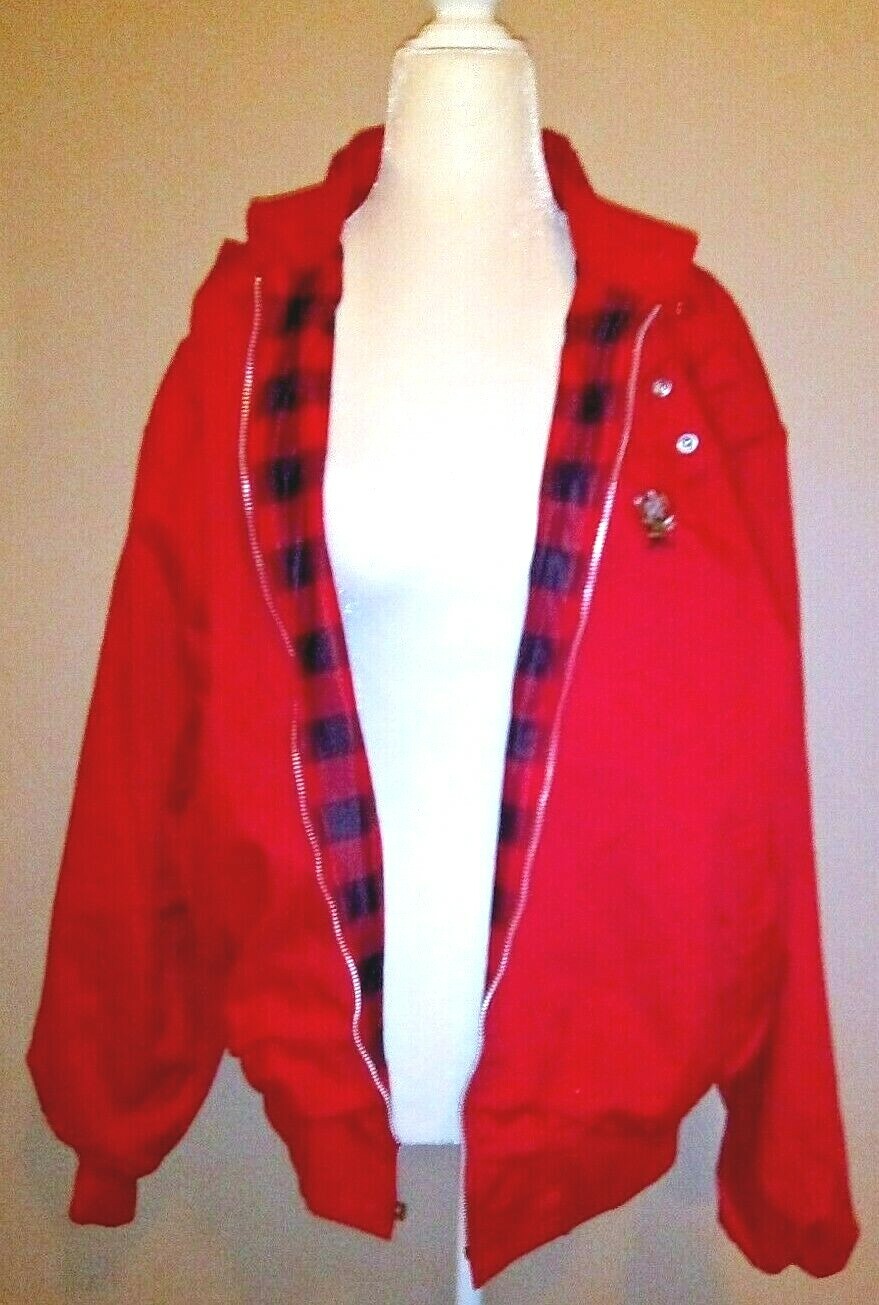 VTG King Louie Red Bowling Jacket 1980s Pro Fit Keebl… - Gem